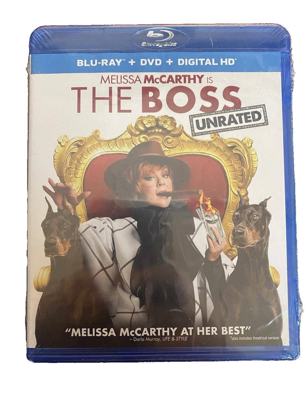 The Boss Unrated Blu-ray DVD Digital HD Melissa McCarthy WORLD SHIP ...