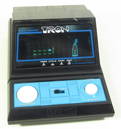 Vintage 1981 TomyTronic Disney TRON Tabletop Handheld Game - GREAT ...