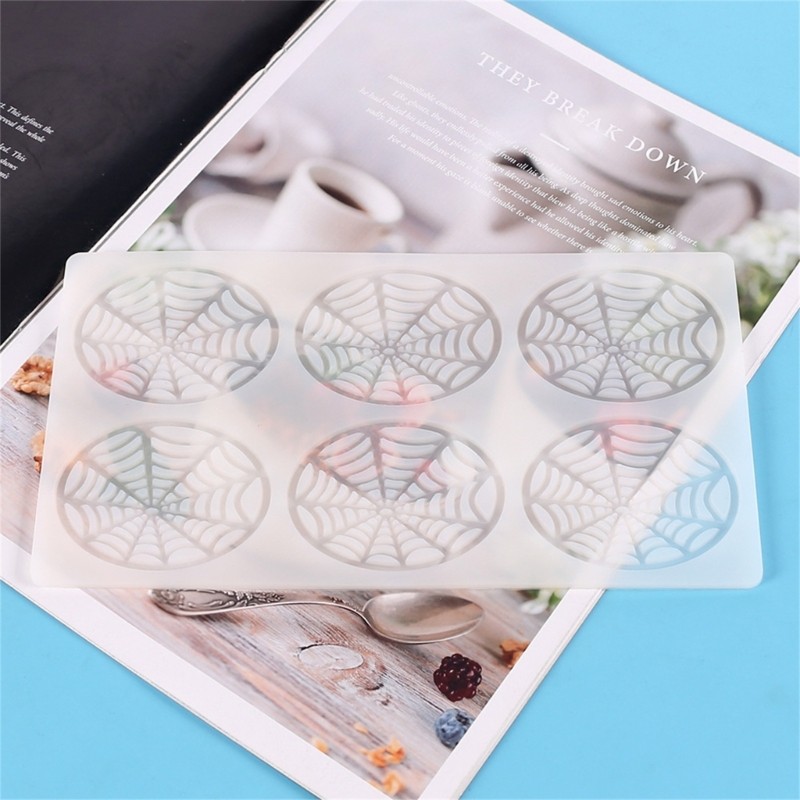 Spiders Web Dessert Chocolate Fondant Mold Halloween Spiders Cake ...