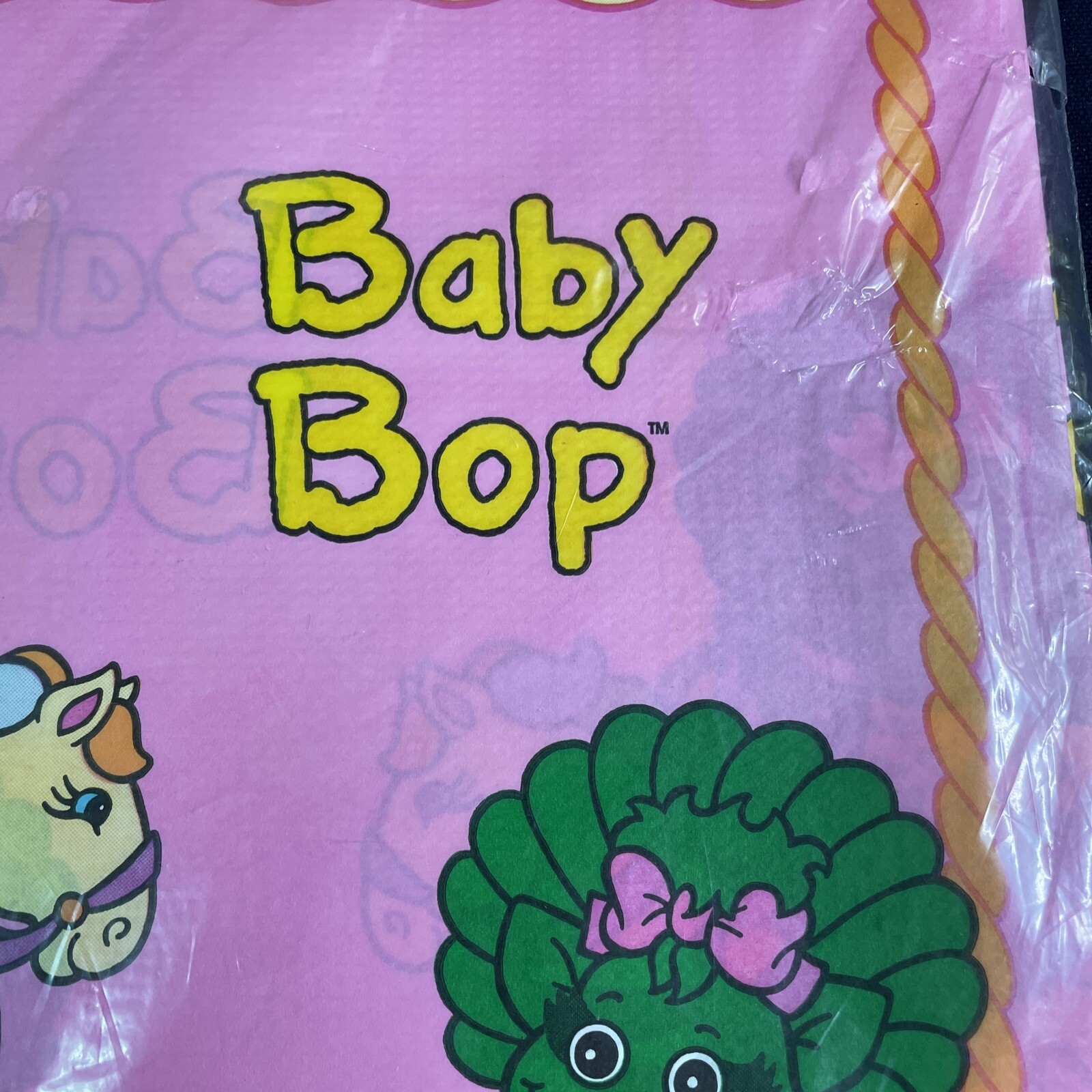 Baby Bop Vintage 1993 Paper Table Cloth Cover Barney the Purple ...