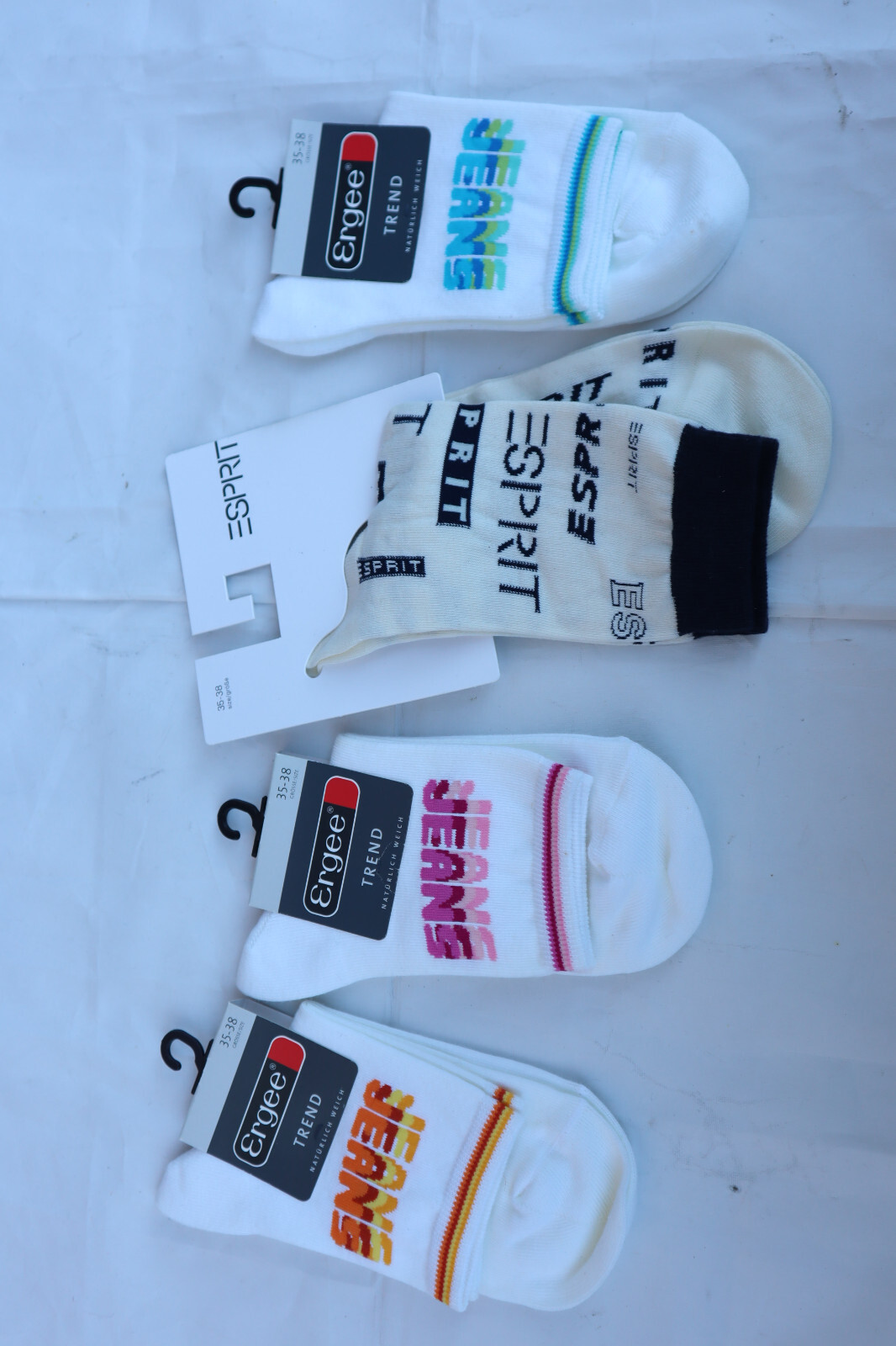 4 Paar Damen Socken, Größe 35-38, Marke Ergee und Esprit -SNF02 | eBay