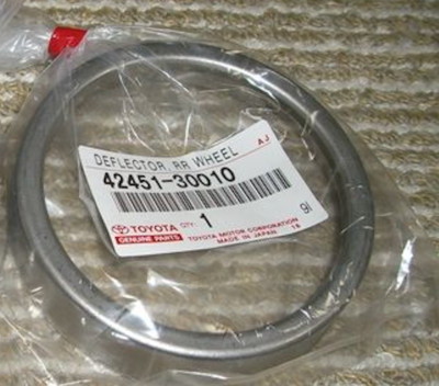 Toyota Genuine DEFLECTER, REAR WHEEL BEARING DUST, NO.2, 42451 - 30010 ...