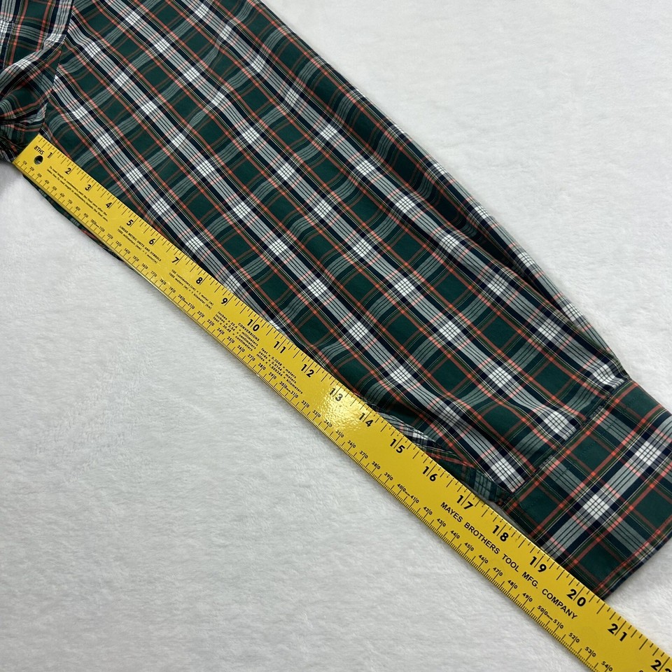 Southern Tide Tailored Fit Shirt Men L Multicolor Plaid Long Sleeve ...