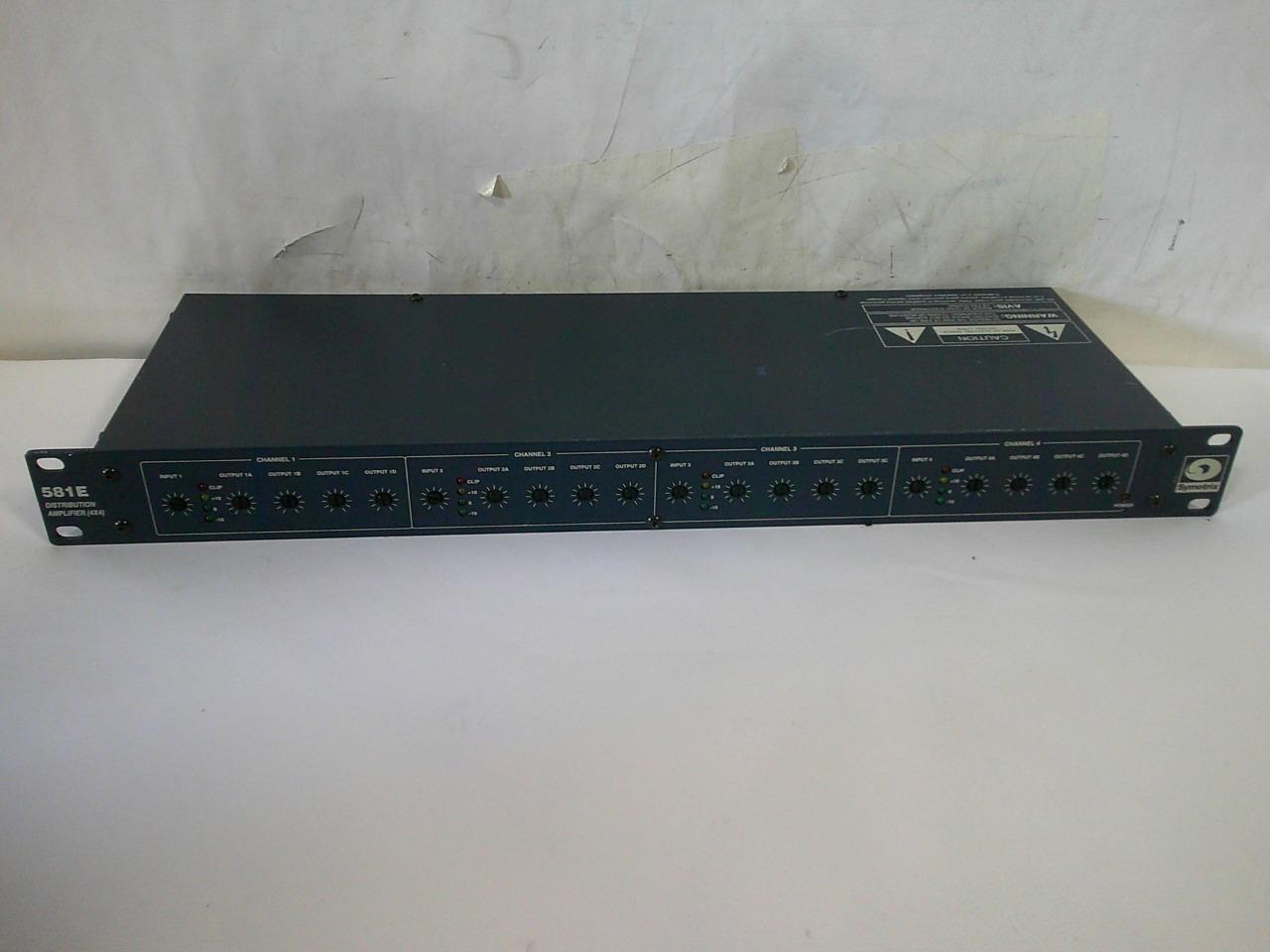 Symetrix 581E Distribution Amplifier 4x4 Rack Mountable for sale online ...