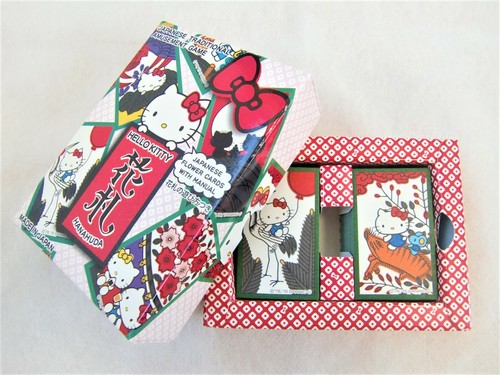 Hanafuda,Japan Traditional Playing Cards,Sanrio Hello Kitty,NEW (made ...