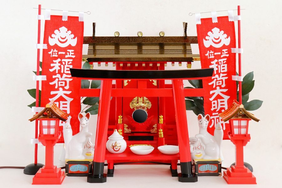 Golden Roof INARI Shrine one Shrine Otorii & Lantern God tool set | eBay