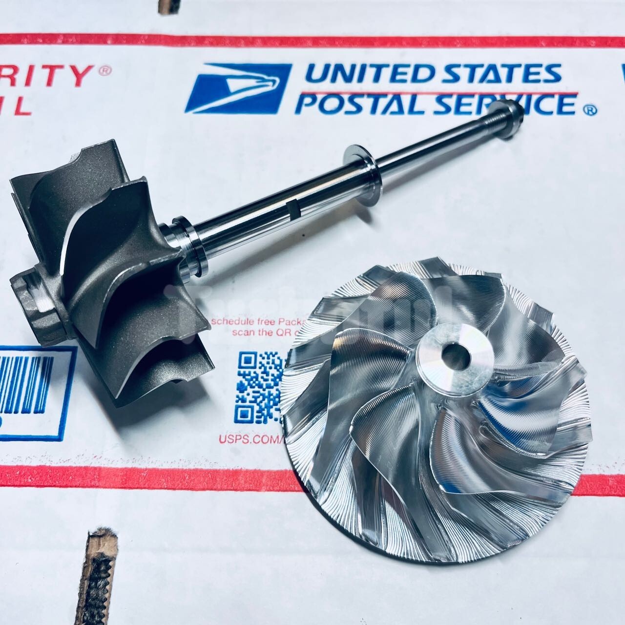 Turbine Shaft Rotor assembled Compressor wheel for Cummins X15 HE400VG ...