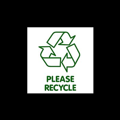 Please Recycle - External Sticker / Sign - Environment, Recycle, Reuse ...