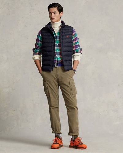 Polo Ralph Lauren Packable Quilted Puffer Jacket Vest Lightweight ...