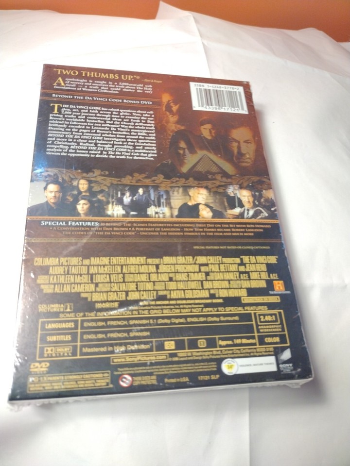 The Da Vinci Code 3 Disc Widescreen Deluxe Edition DVD Sealed | eBay