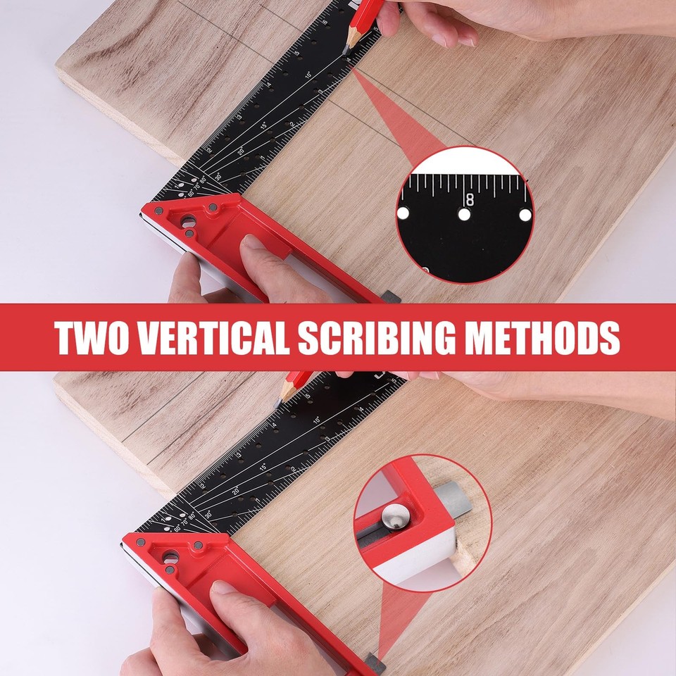 Rafter Square 7 Inch and Framing Square 12 Inch Carpenter Square Set ...