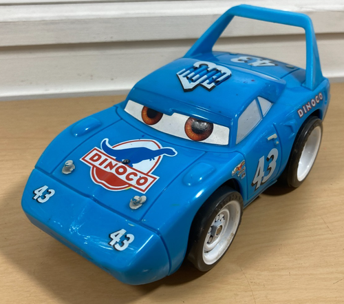 Vintage 2005 Disney Pixar Cars Shake 'n Go King Dinoco #43 Racer TESTED ...