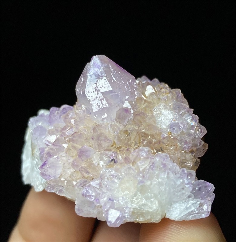 26g Rare Tibet Himalayan Elestial skeletal Lemurian Purple Crystal ...