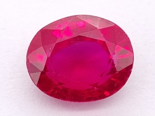 6.75 Ct Natural EGL Certified Oval Cut Red Ruby Loose Gemstone | eBay