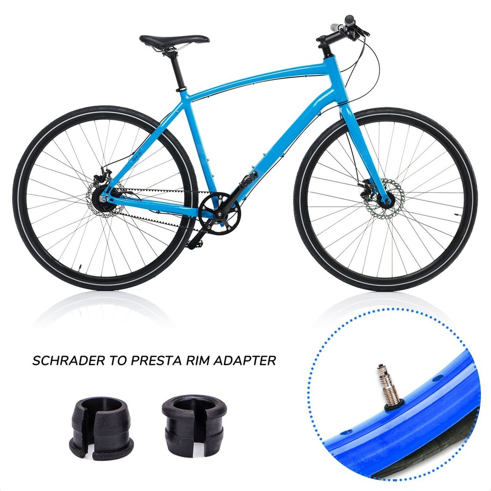 10 Pack Schrader to Presta Rim Adapters Bike Valve Stem Grommets | eBay