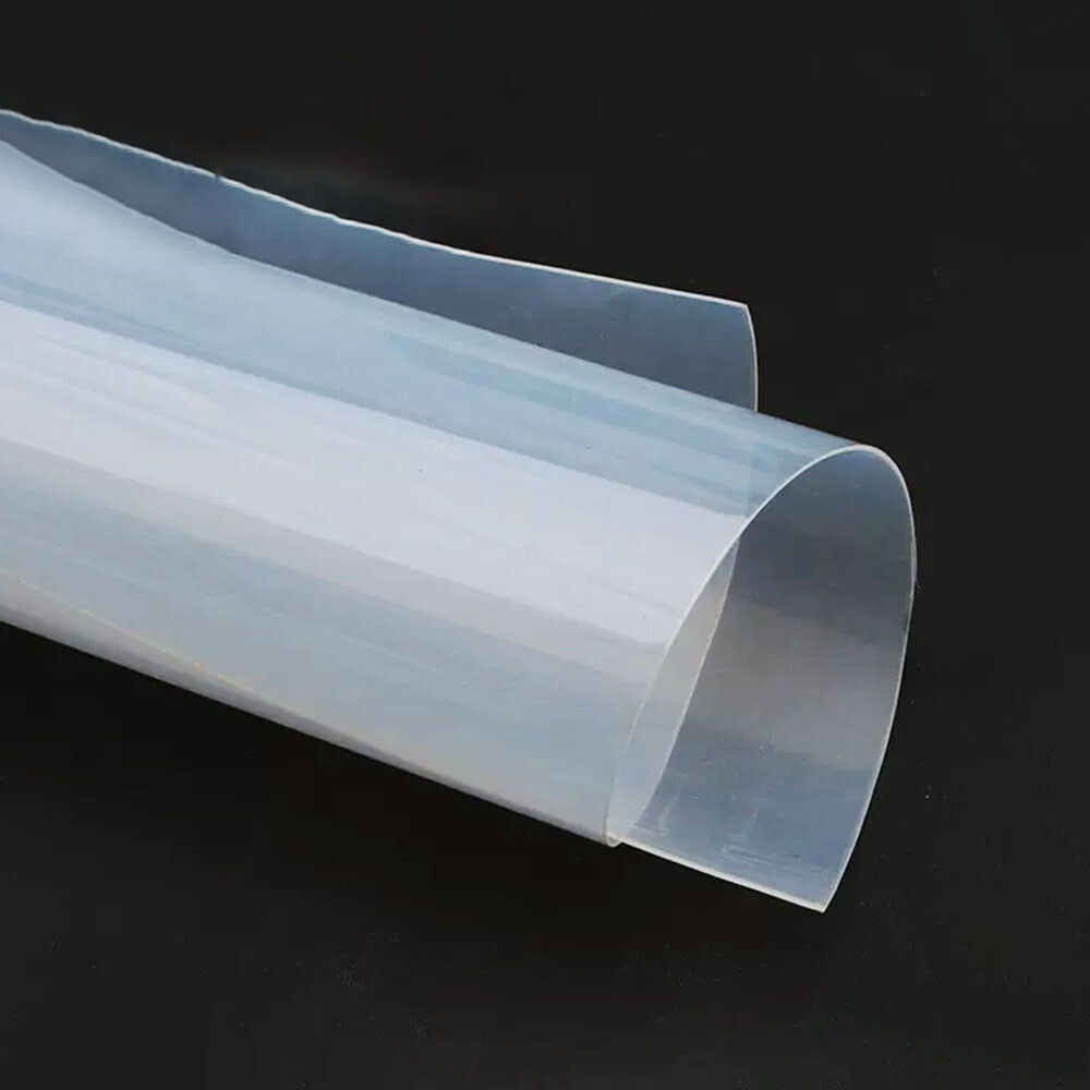 Ultra-Thin Silicone Rubber Sheet Plate 0.1mm-1.5mm Thick Clear Film Pad ...
