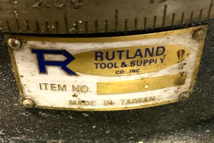 Rutland Precision 12" Horizontal Vertical 5-Slot Mill Rotary Table ...