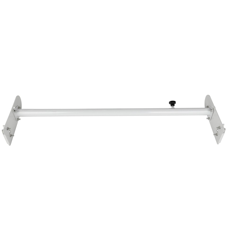 750lb VAN 3 Bar Van Roof Ladder Rack Heavy Duty Steel White CAR Top ...