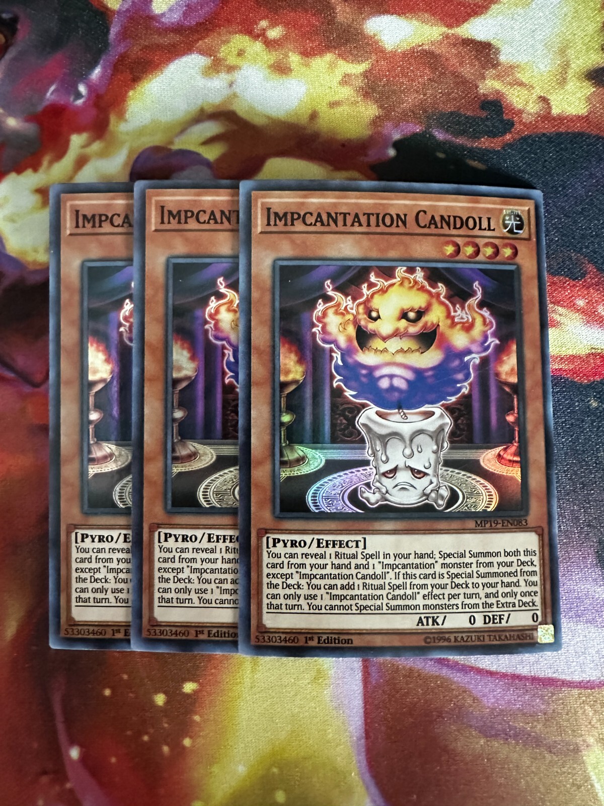 x3 Yu-Gi-Oh Super Rare: Impcantation Candoll; MP19-EN083 | eBay