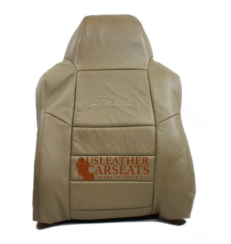2002 Ford Excursion Limited Full Front Leather Seat Cover TAN | eBay