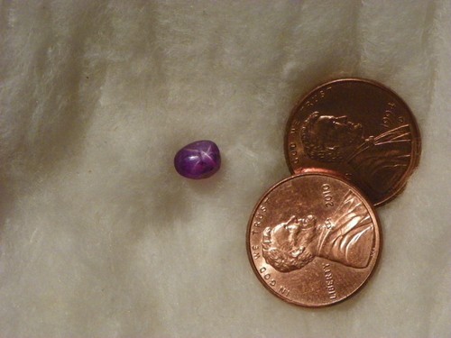 Star Ruby 1.97 Carats 5.37x6.54x4.69 MM. Oval Cab Transparent Natural ...