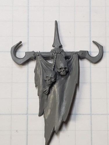 Warhammer Ogor Mawtribes Bits Ungor Beastmen Tattered Banner w Skulls ...