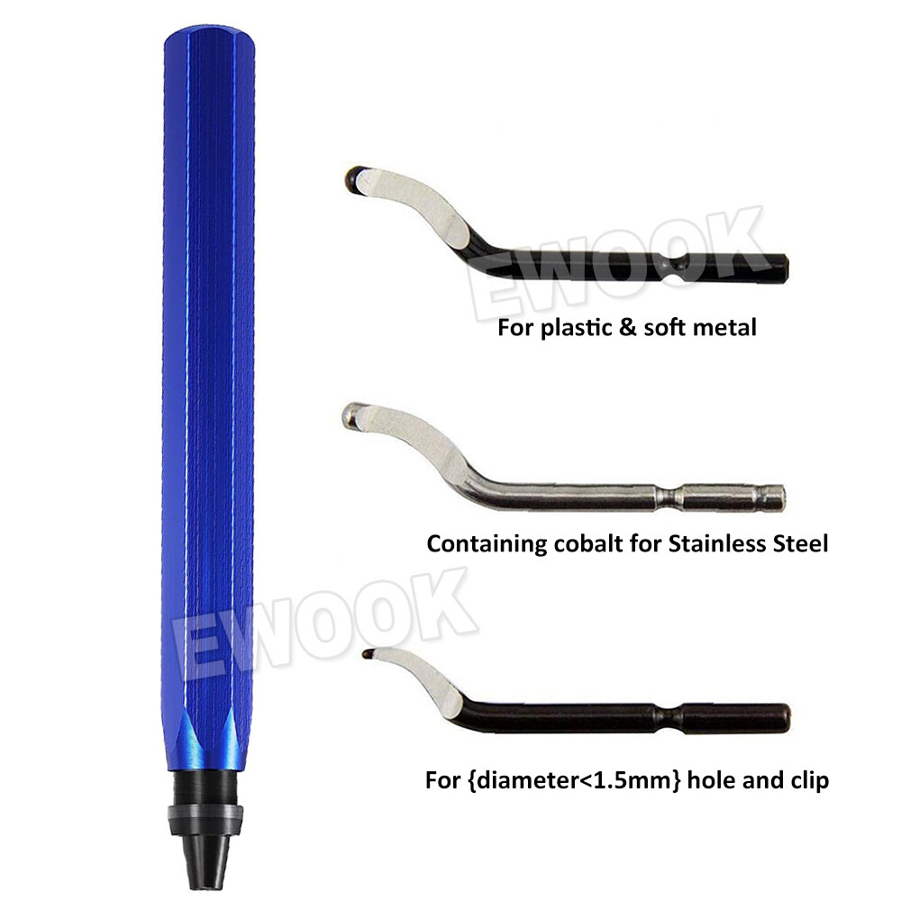 16pcs Rotary Deburr Blades Set Metal Deburring Tool Kit For Wood And ...