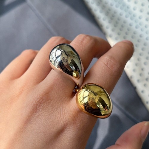 Unique Open Rings Retro Punk Hip-hop Jewelry Hot Sale Water Drop Ring ...