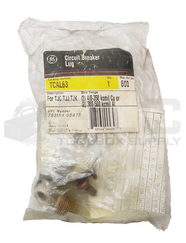SEALED NEW GENERAL ELECTRIC TCAL63 CIRCUIT BREAKER LUG KIT 600A | eBay