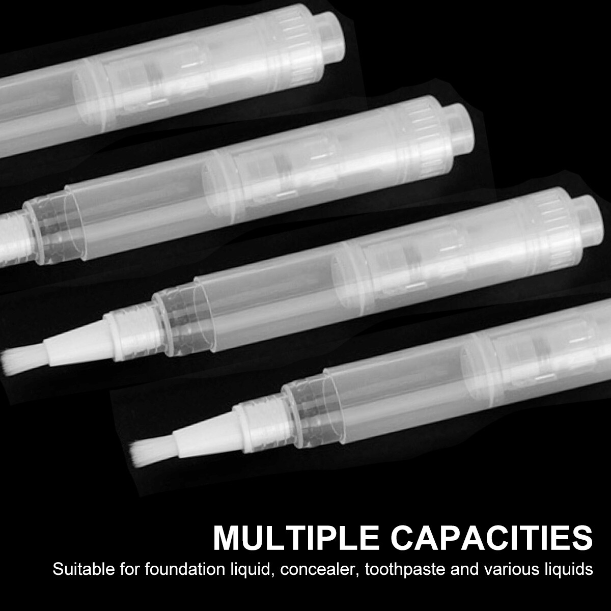 3Pcs Touch Up Paint Brush Pen 4ml Paint Touch Up Pen Transparent