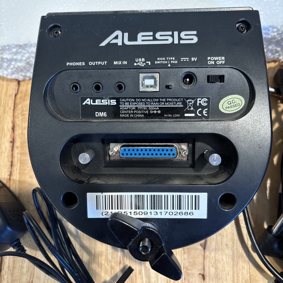 Alesis DM6 Electronic Drum Set Module with Power Supply and Cables | eBay