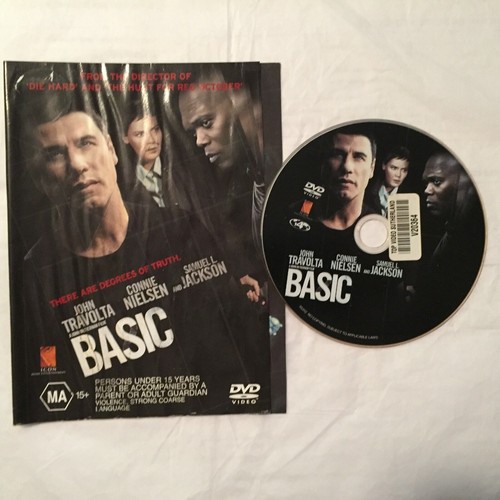 Basic (DVD, 2003) exrental Thriller MA15+ DISK ONLY no case ...