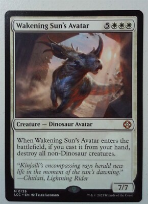 Wakening Sun's Avatar *Mythic Rare* Magic MtG x1 LCC Commander Lost ...