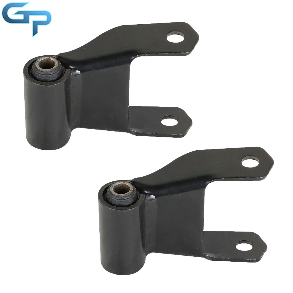 For Ford F150 F250 F350 4WD Rear Leaf Spring Shackle Bracket Pair ...