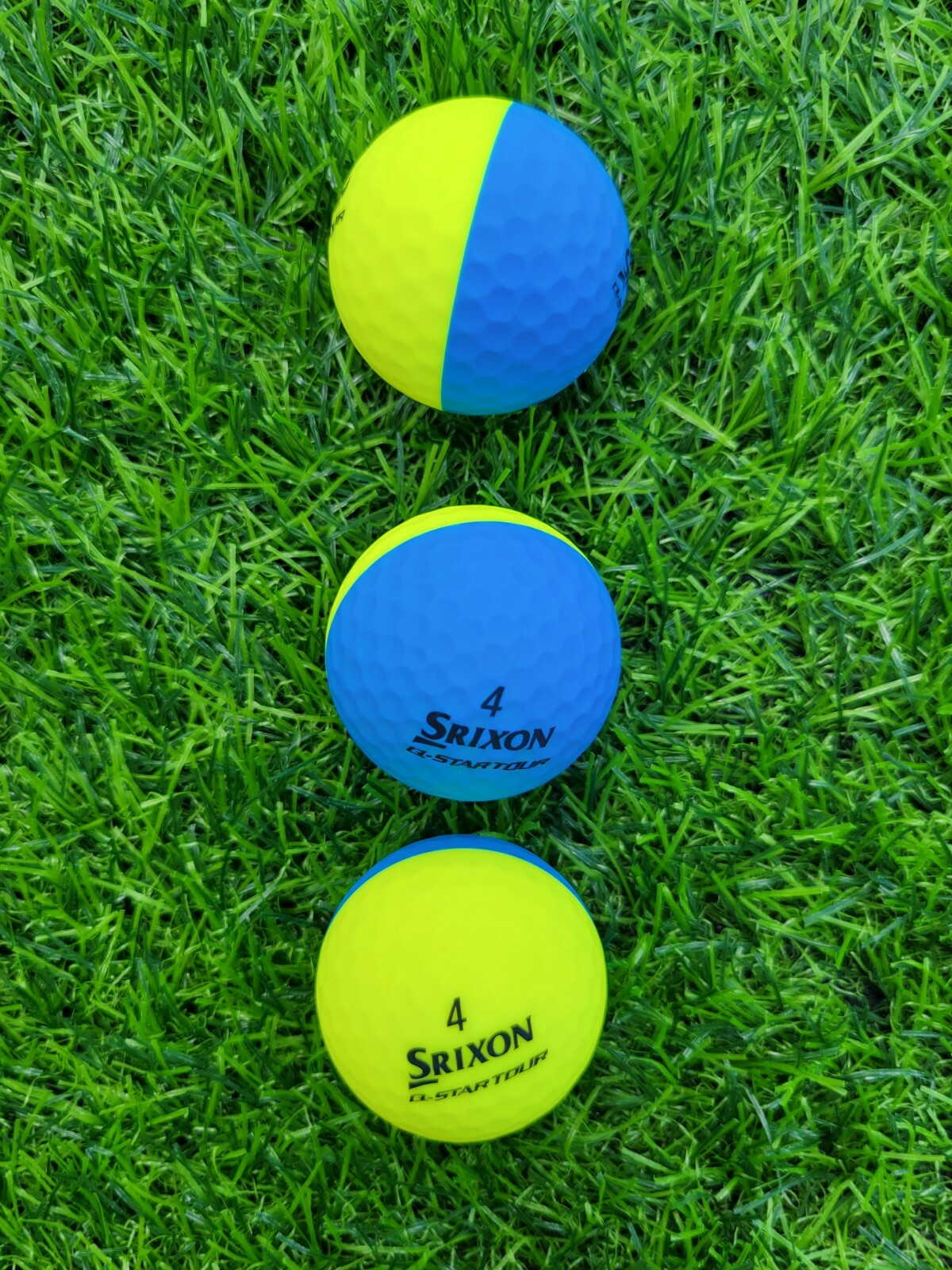 Srixon Q-Star Tour Divide Balls - 3 Pack - Blue Yellow for sale online ...