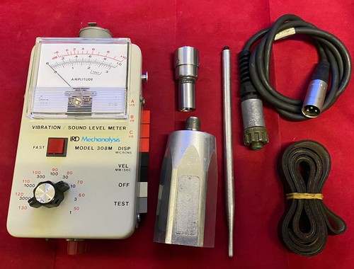 IRD Mechanalysis Model 308M Vibration / Sound Level Meter as is for ...