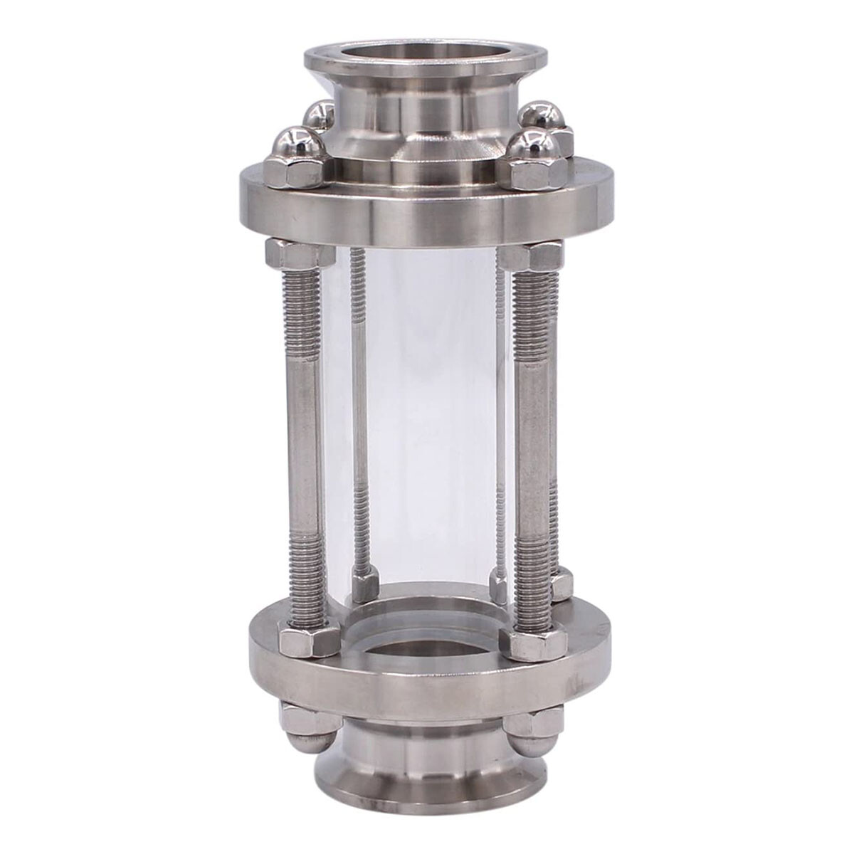 SS304 Tri Clover 2" inch Inline Sight Glass w/ Clamps Seals Kit Home ...