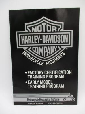 Vtg 1988 Harley Davidson Motorcycle Technician Mechanics Institute ...