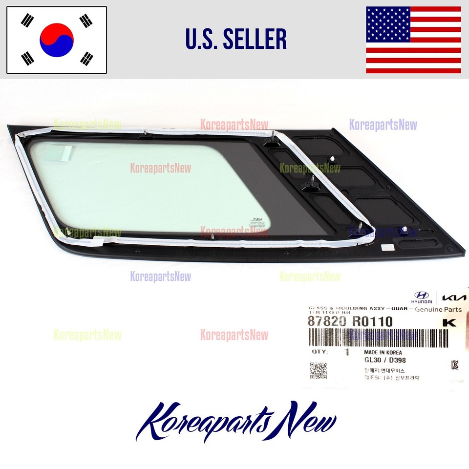 REAR Quarter Panel Window GLASS Right PASSENGER ⭐OEM⭐ Kia Carnival 2022 ...