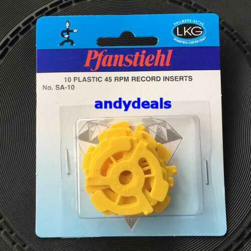 45 RPM RECORD INSERT ADAPTERS TURNTABLE STEREO RECORD PLAYER PHONOGRAPH ...