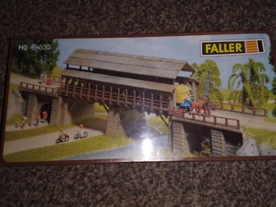 Faller B-535 HO Scale, Covered Wooden Bridge Kit - New in original ...
