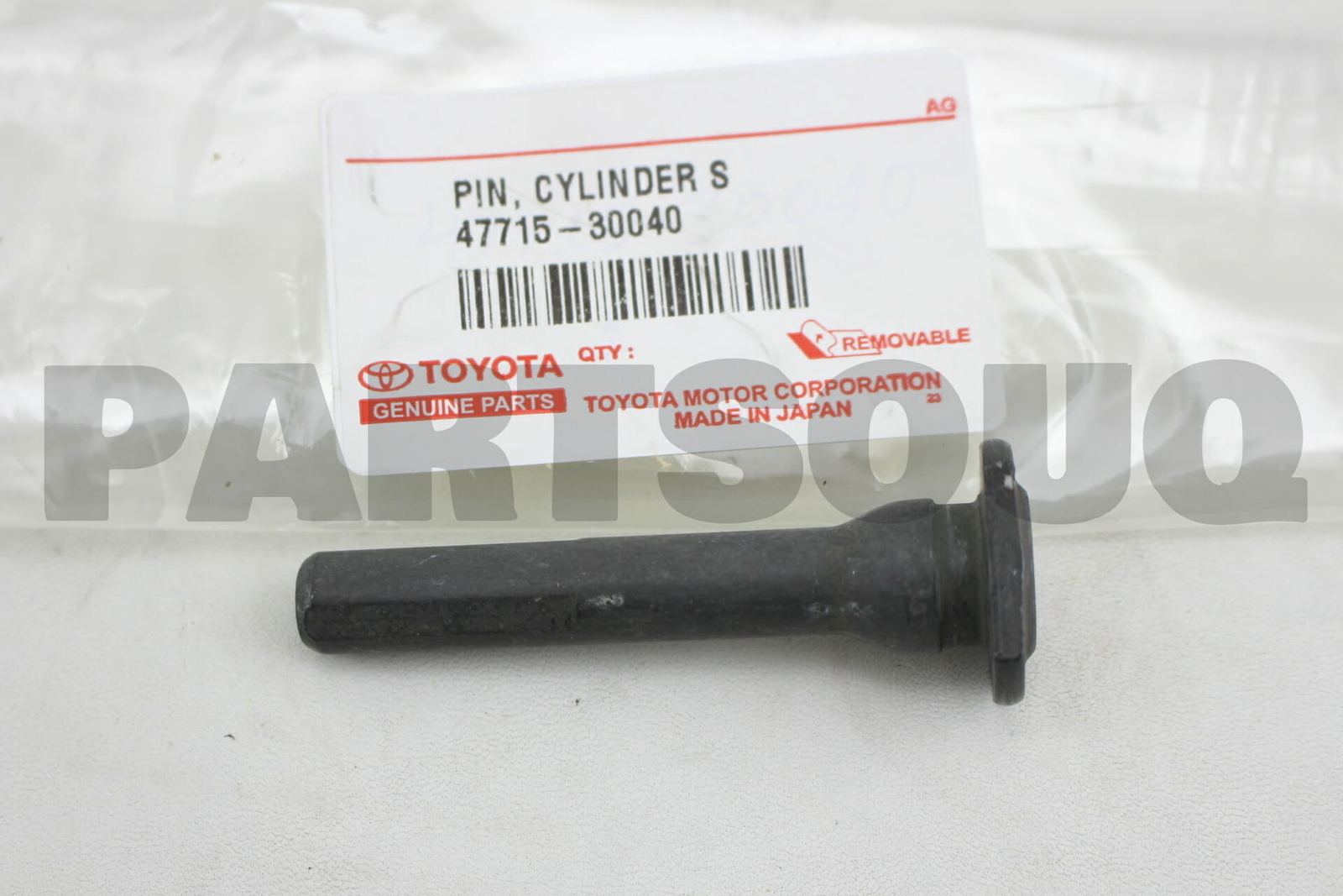 4771530040 Genuine Toyota PIN, FRONT DISC BRAKE CYLINDER SLIDE 47715 ...