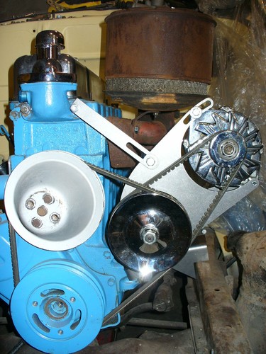 10093 ALTERNATOR & POWER STEERING BRACKETS 1955-62 235 261 CHEVY ...