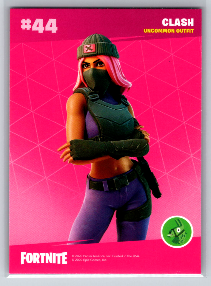 Clash Holo 2020 Panini Fortnite Series 2 Uncommon Outfit #44 | eBay