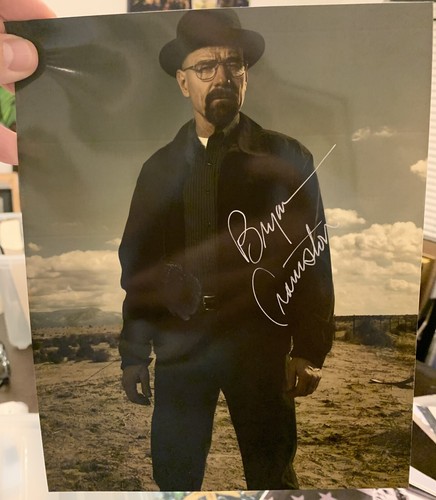 Bryan Cranston signed Breaking Bad 8x 10 Photo. This has a light smudge ...