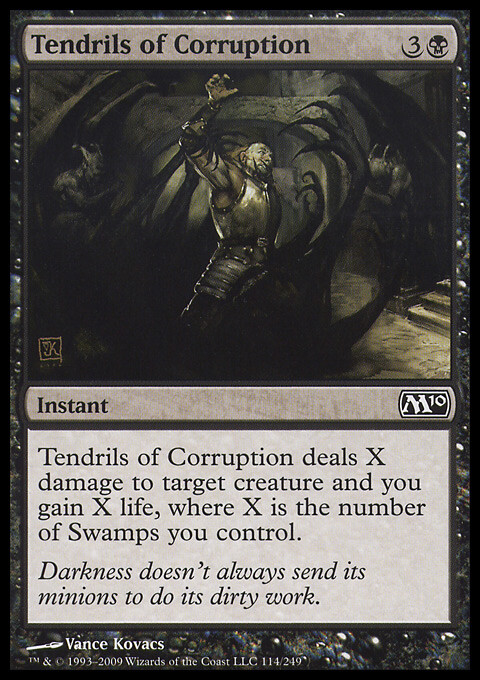 Magic the Gathering MTG Tendrils of Corruption (114) Magic 2010 LP | eBay