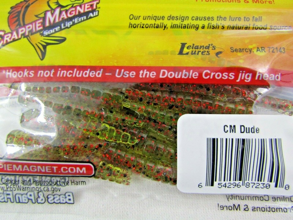 Leland Crappie Magnet™ 15 Piece Soft Body Lures Choose From 40 Colors ...