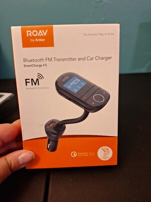 NEW Anker Roav SmartCharge F3 Wireless Transmitter for Car R5132Z11 | eBay