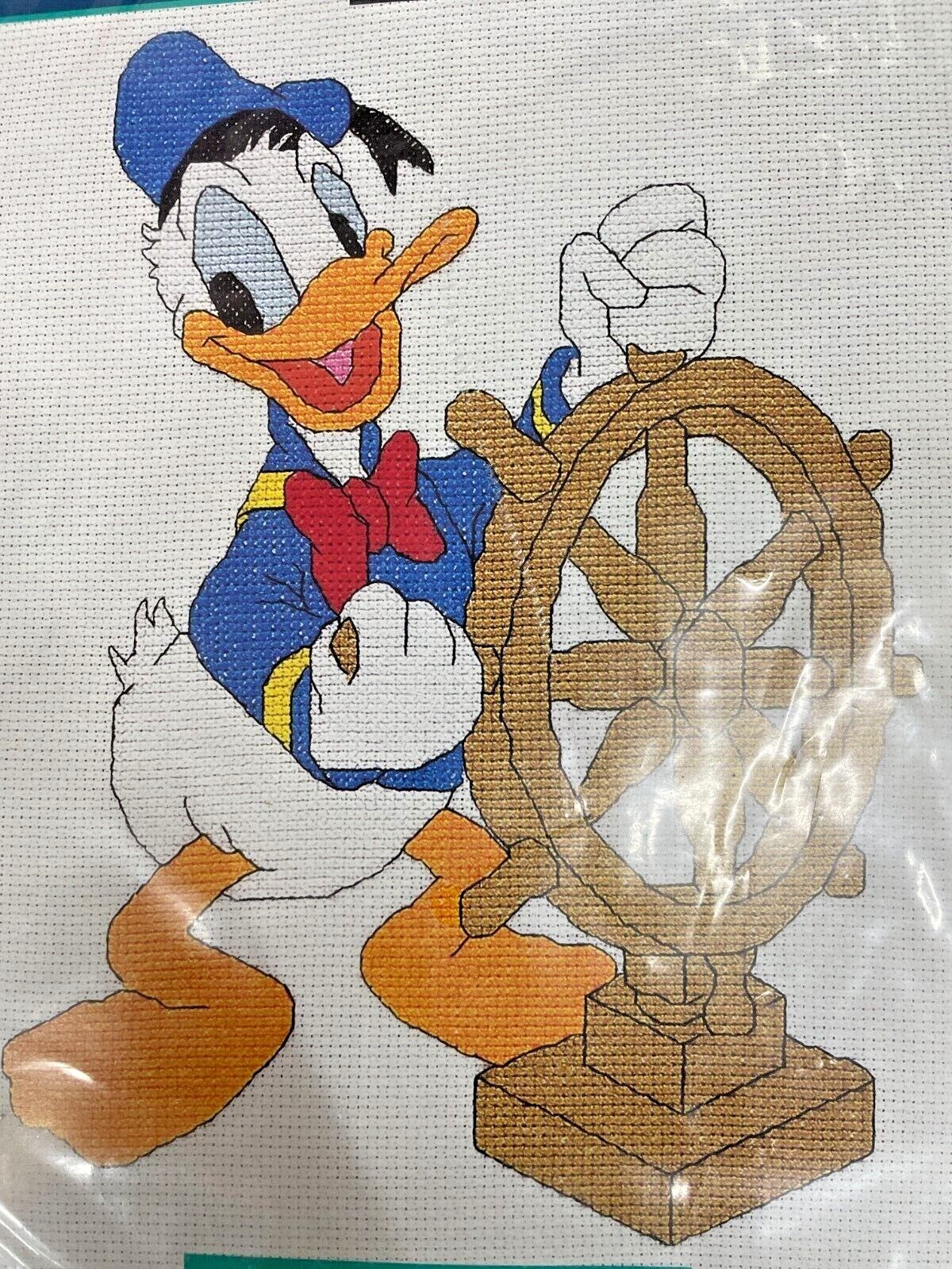 Just Cross Stitch CAPTAIN DONALD DUCK Mickey unlimited cross stitch kit ...