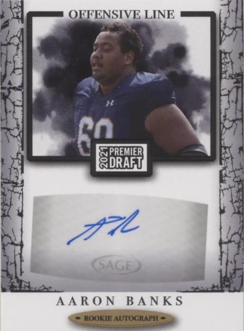 2021 Sage Premier Draft - Autographs Aaron Banks #A68 (AU, RC) for sale ...